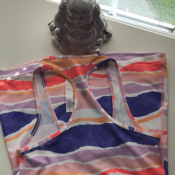 lululemon athletica | Tops | Lululemon Athletica Multi Colored Top ...